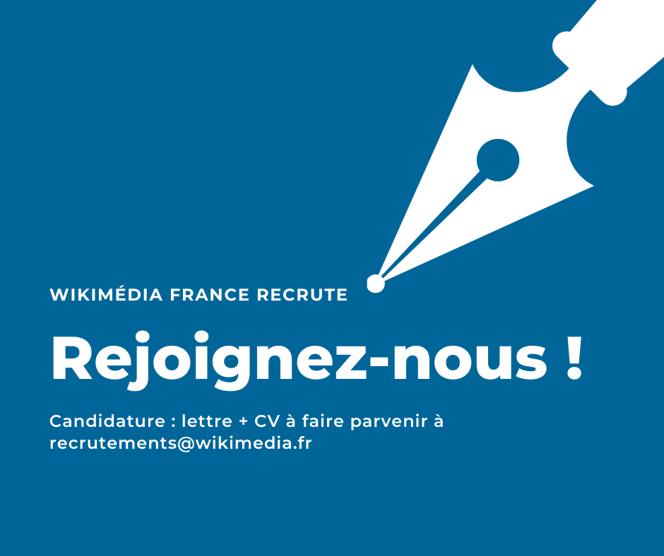 Chargé·e de mission affaires publiques – Wikimédia France