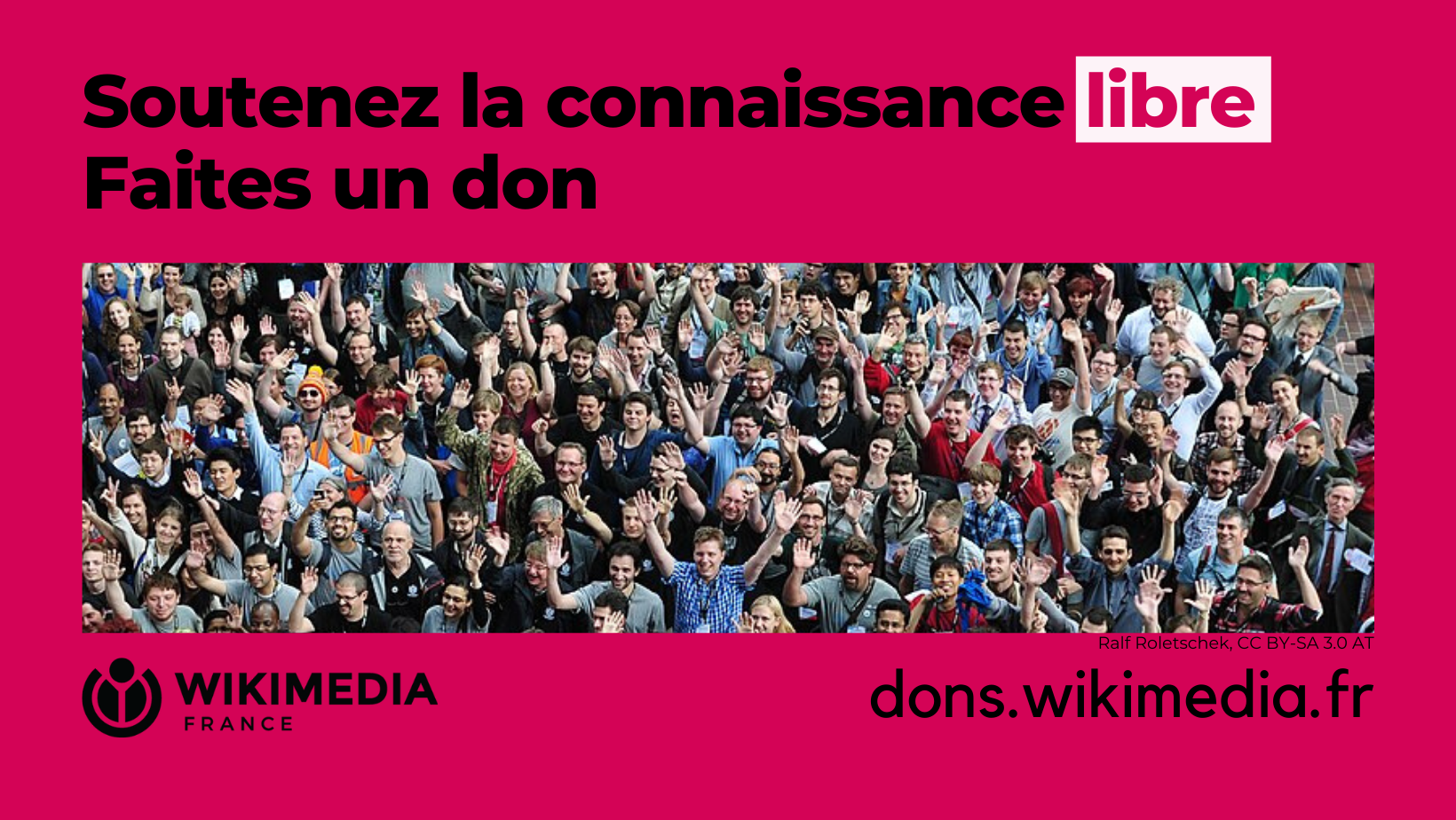 Une collecte de fonds pour la diffusion du savoir – Wikimédia France