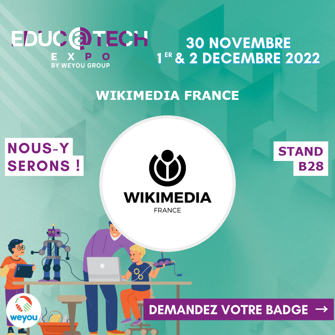 Wikimédia France revient à Educ@tech avec son jeu Wikeys – Wikimédia France