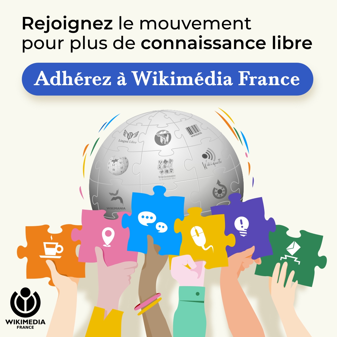 8 raisons d’adhérer à Wikimédia France – Wikimédia France
